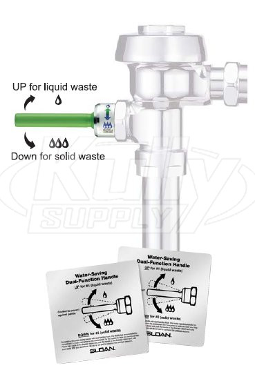 Sloan UPPERCUT WES-212A Handle Retrofit Kit | SloanPlumbingParts.com Sloan UPPERCUT WES-212A Handle Retrofit Kit | SloanPlumbingParts.com